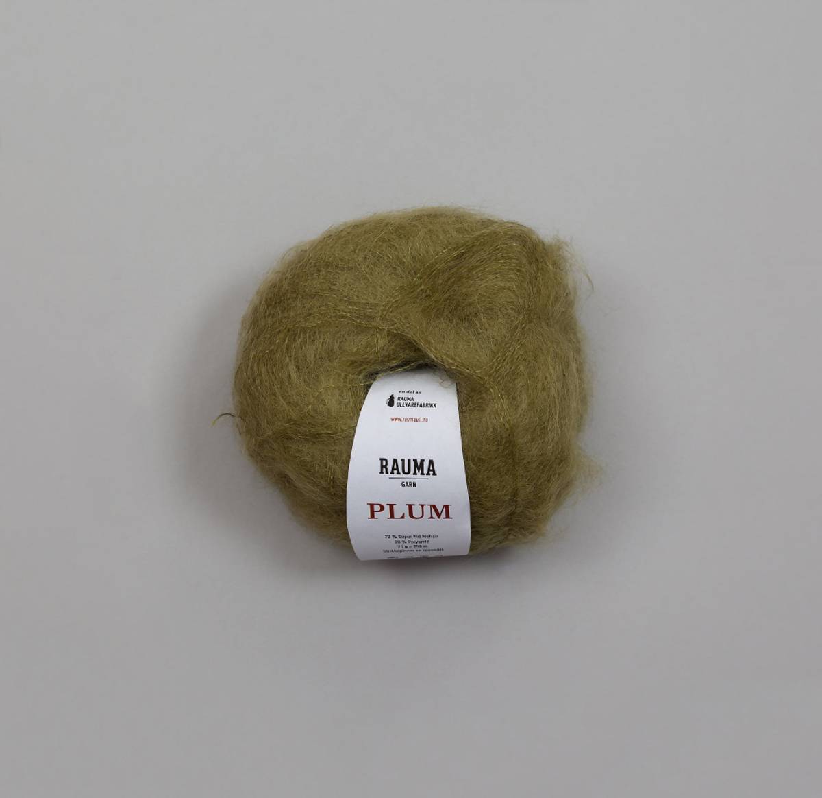 Rauma Plum 009 Skogsgrønn mohair garn - SATURNIA GARN
